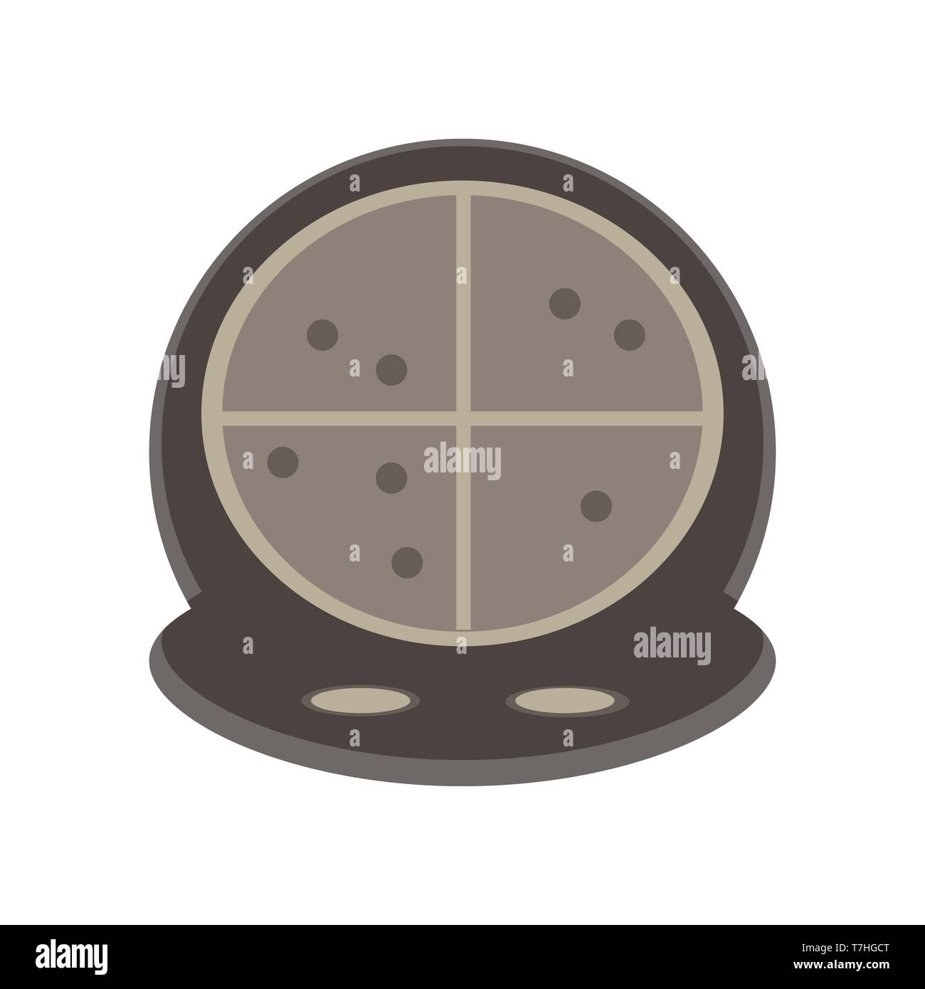 Fond d'écran vecteur radar sonar illustration icône Symbole. Cercle de ...
