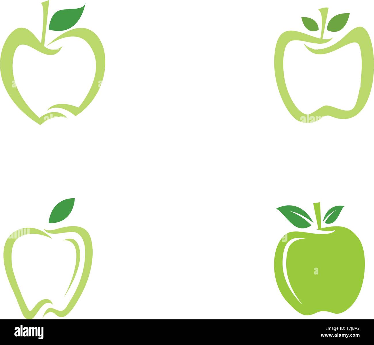 Logo Apple et symboles illustration vecteur icônes app Image ...