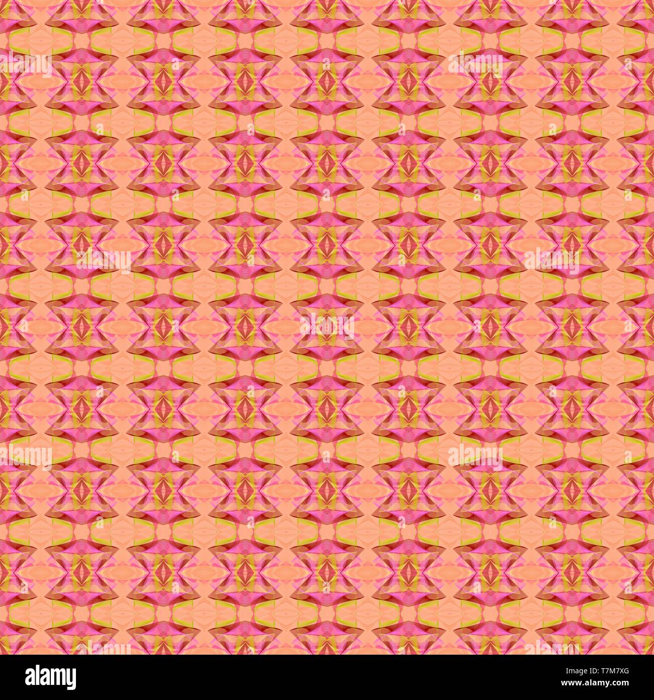 Graphique avec la lumière du saumon, briques réfractaires et golden rod ...