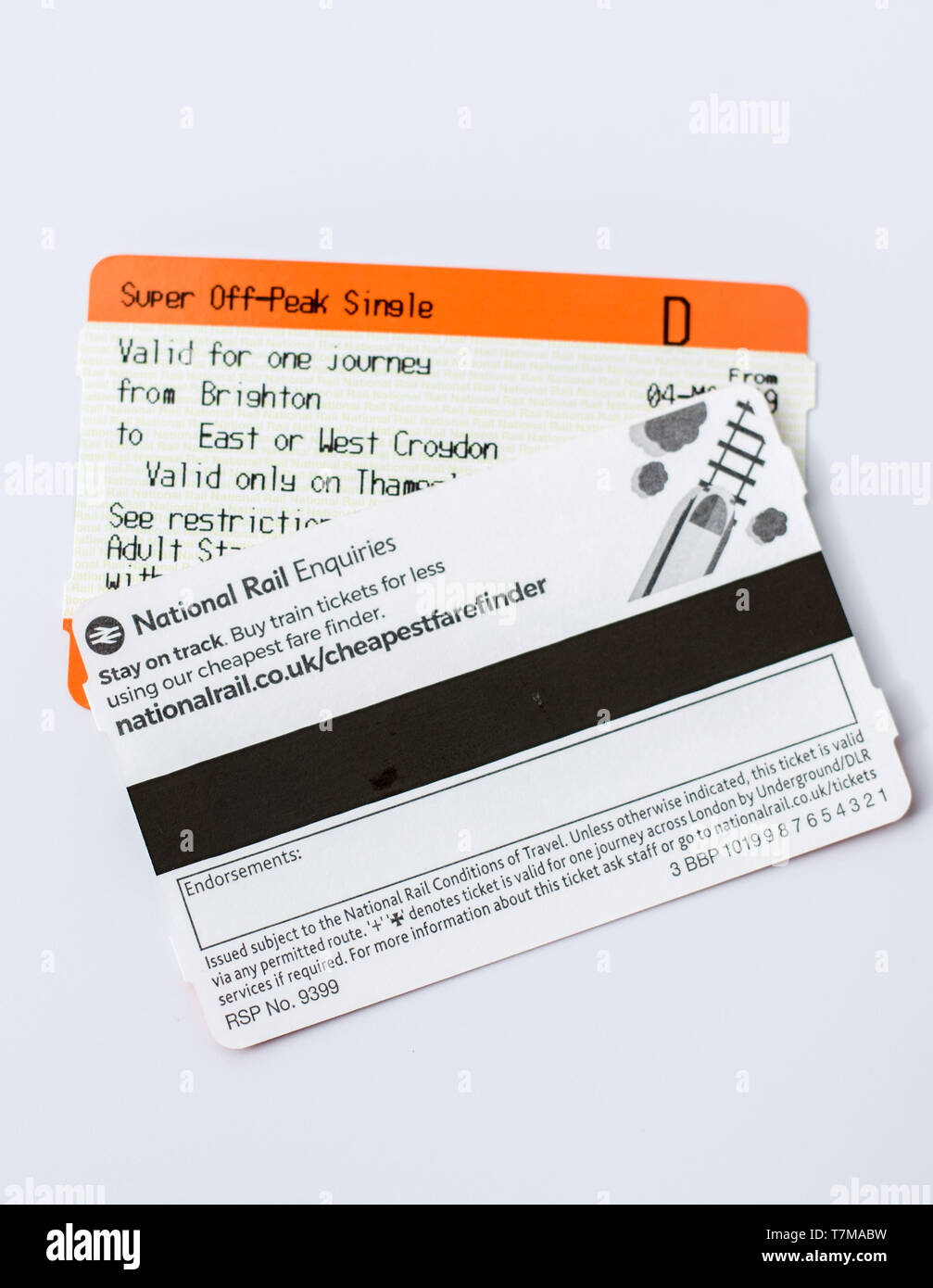 Billet de train national Banque de photographies et d’images à haute ...