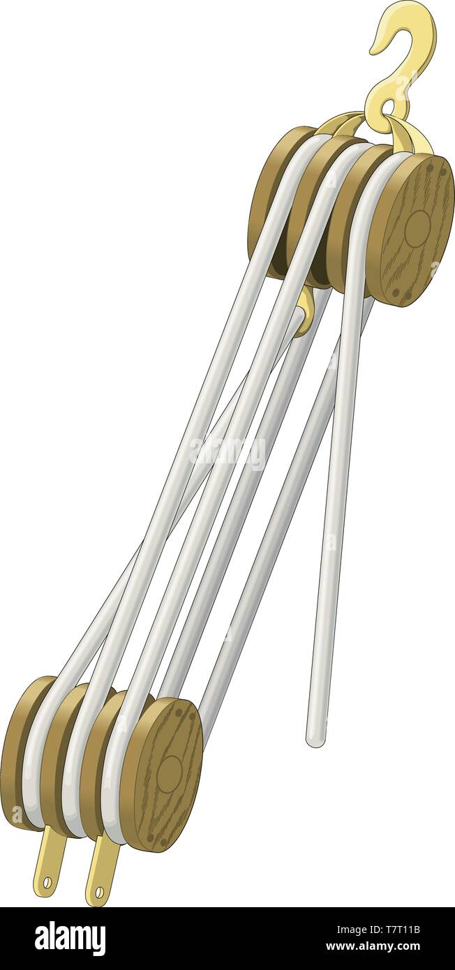 Palan de bateau Banque d'images détourées - Alamy