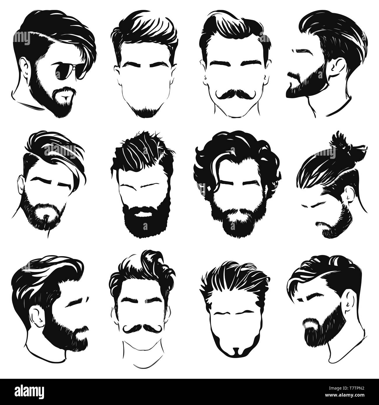 La coiffure Banque d'images vectorielles - Alamy