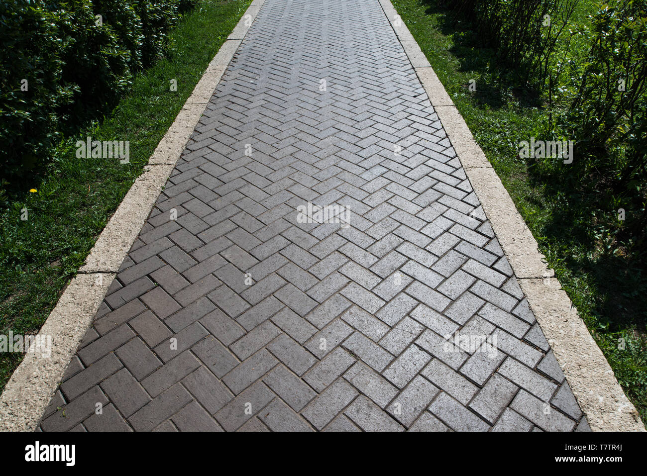 Carrelage mural à chevrons Banque de photographies et d’images à haute ...