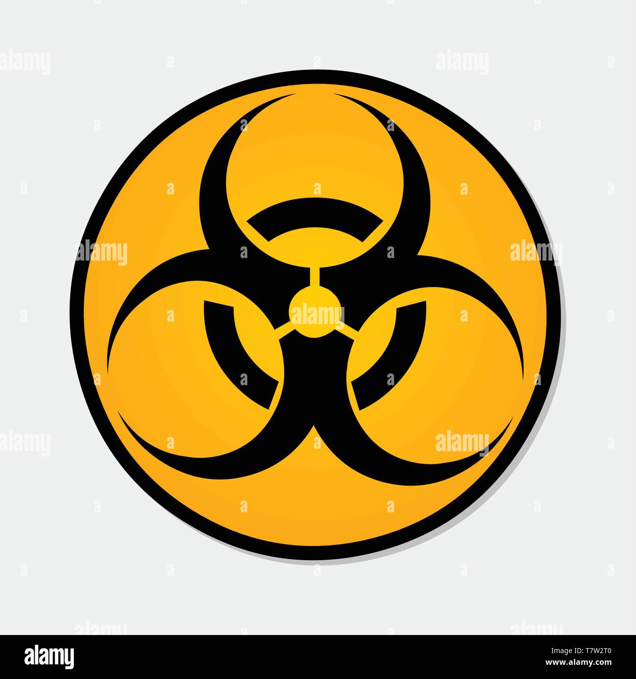 Symbole biohazard vector illustration Image Vectorielle Stock - Alamy