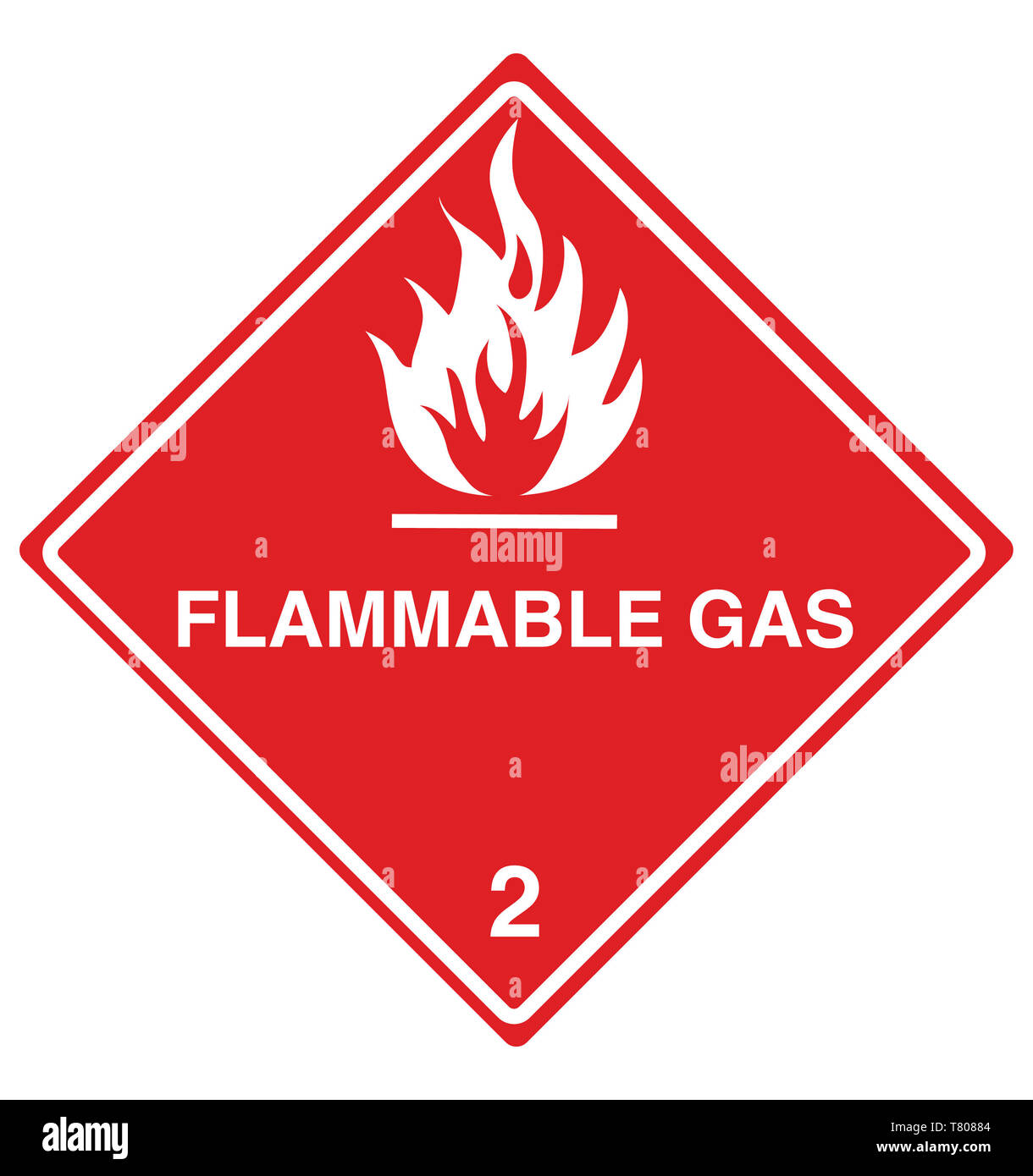 Flammable warning sign Banque de photographies et d’images à haute ...