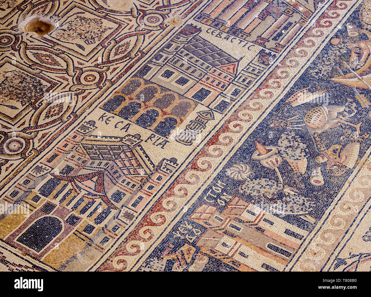 Sites du patrimoine célèbres en jordanie Banque de photographies et d ...