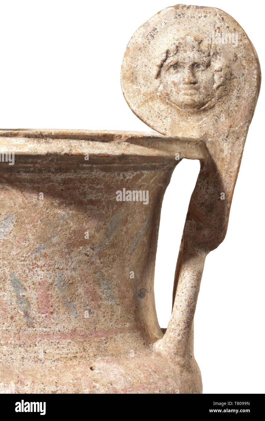 Un Canosan volute cratère, Pouilles, 2e siècle avant J.-C.. Argile ...