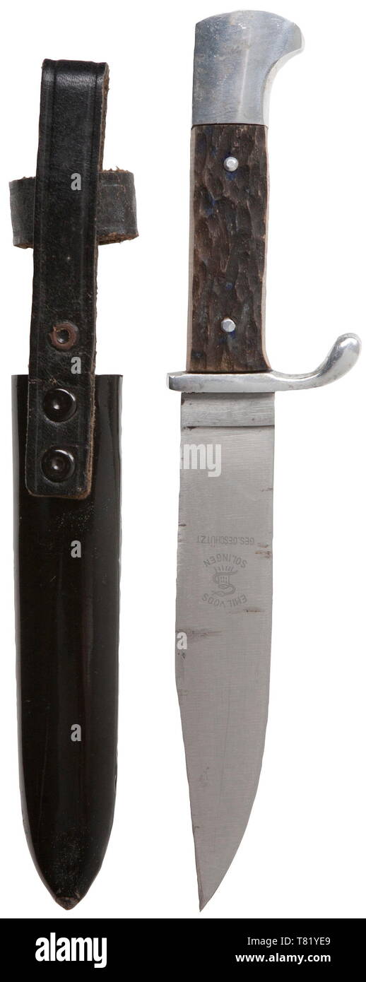 Une jeunesse hitlerienne couteau avec gravure commémorant les Jeux ...