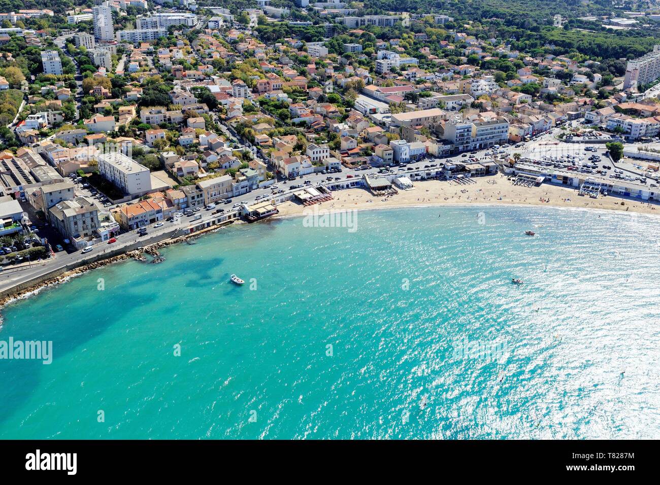 Plage pointe rouge marseille Banque de photographies et d’images à ...