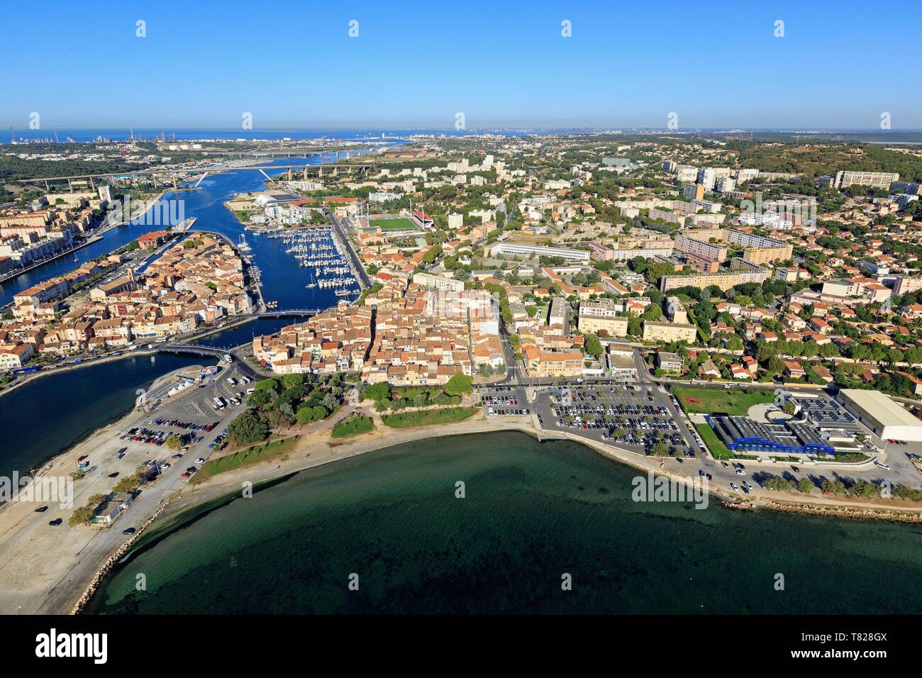 Martigues Aerial View Banque d'image et photos - Alamy