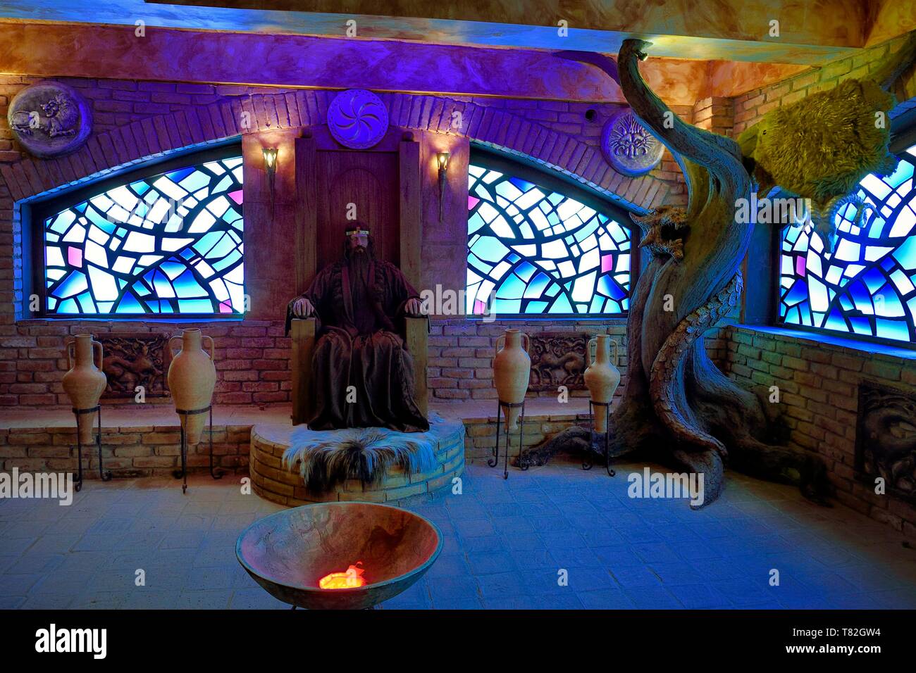 La Géorgie, Imereti, Kutaisi, la reconstruction du mythe de Jason et la ...