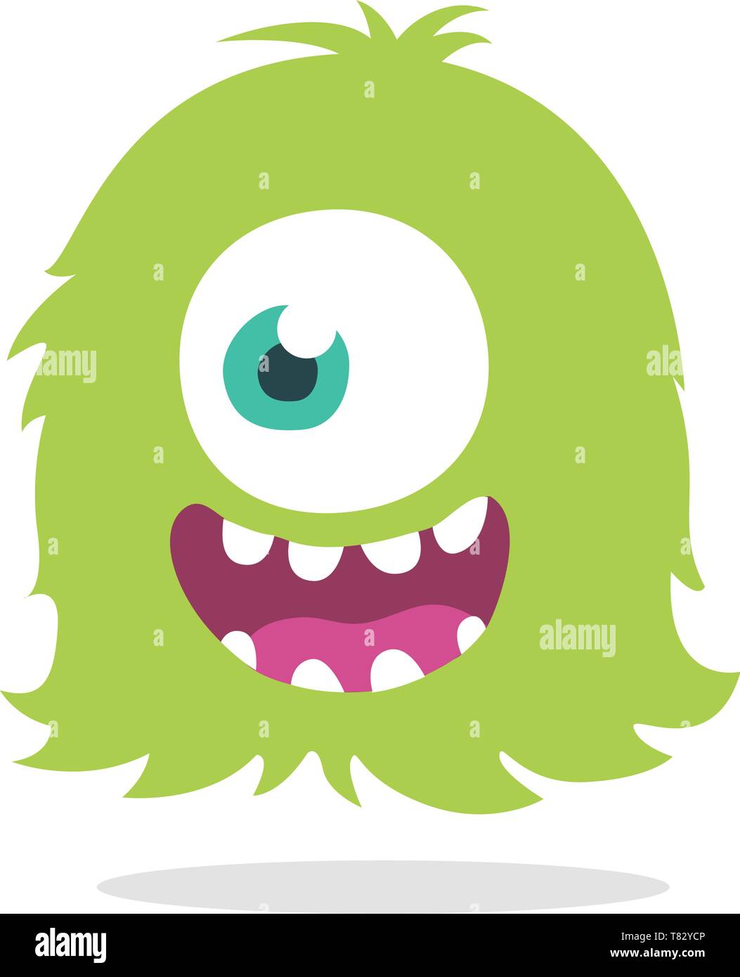 Le monstre aux yeux verts Banque de photographies et d’images à haute ...