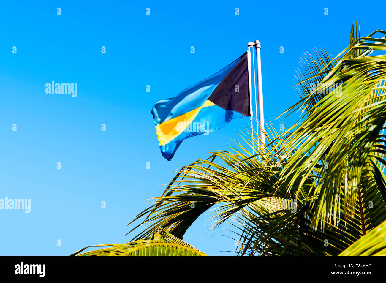 Drapeau bahama Banque de photographies et d’images à haute résolution ...