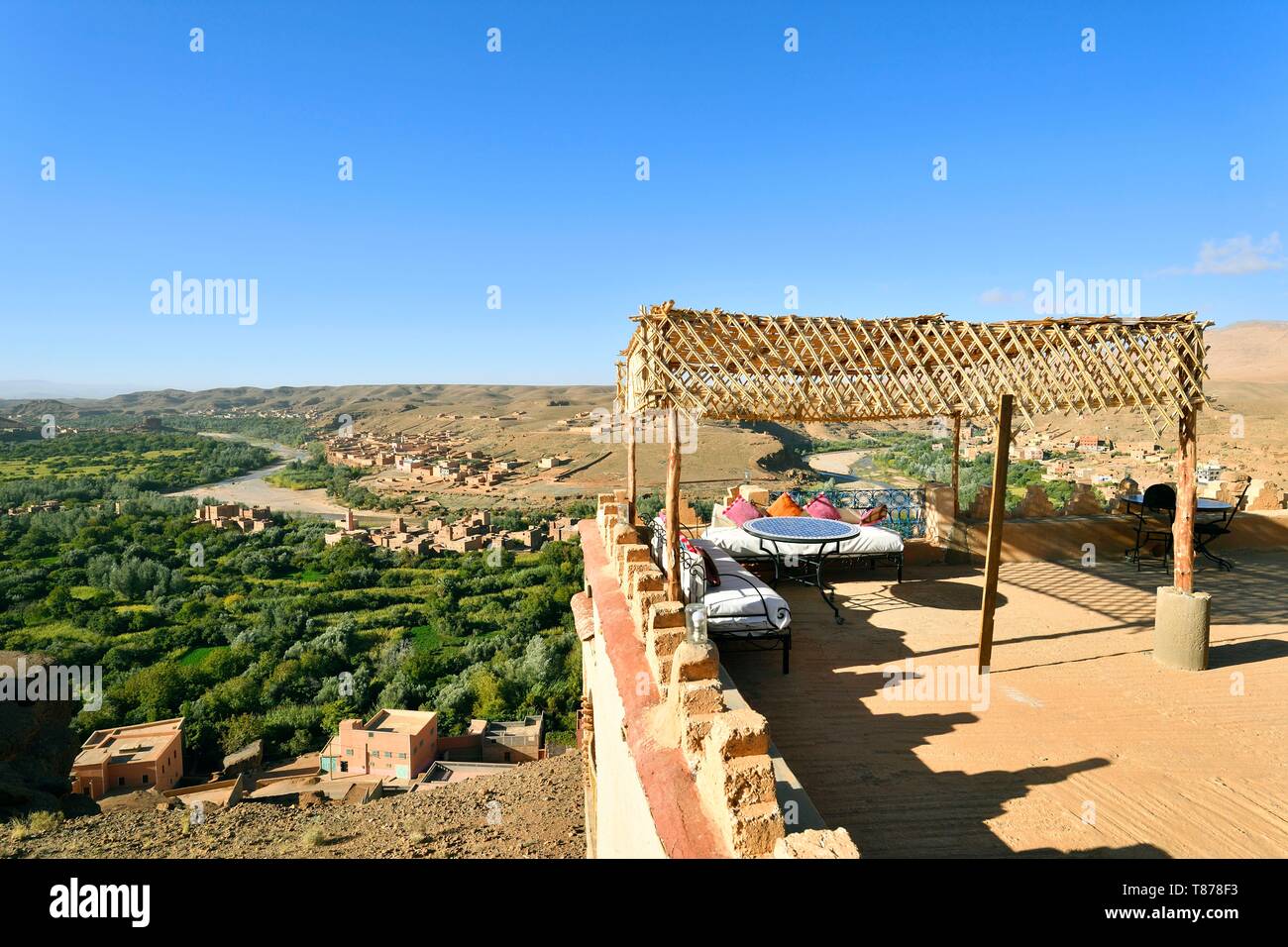 Le Maroc, Haut Atlas, vallée du Dadès, Rose Valley, région de EL KELAÂ ...