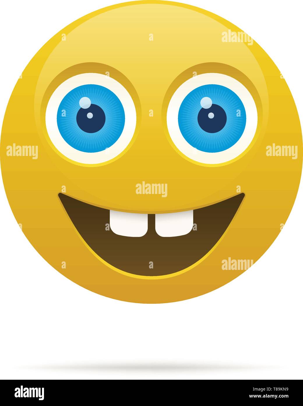 Smiling Cartoon Emoji Emoticon Smiley Photos & Smiling Cartoon Emoji ...