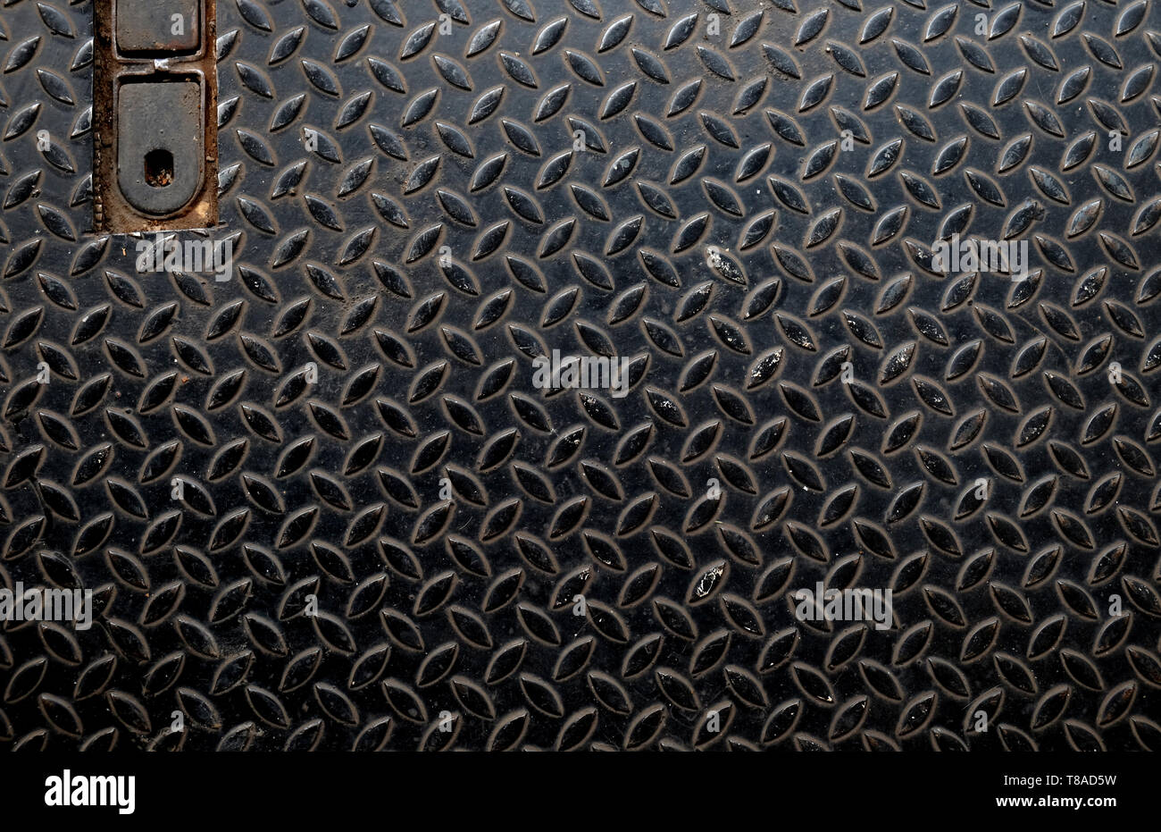 Le plancher métallique avec plaque acier diamond pattern, feuille de ...