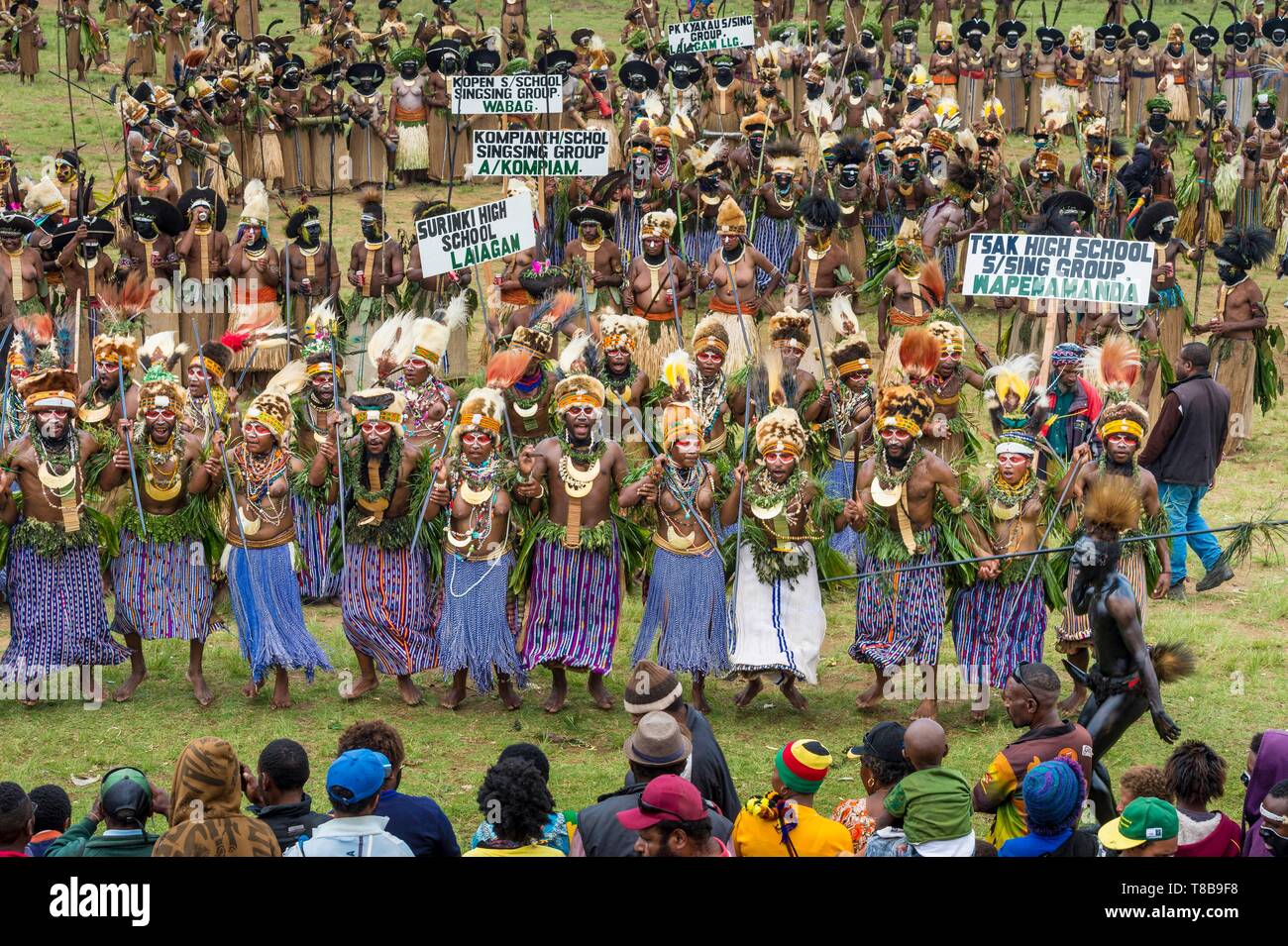 La Papouasie-Nouvelle-Guinée, Enga Province Enga, tribu, Enga Show ...