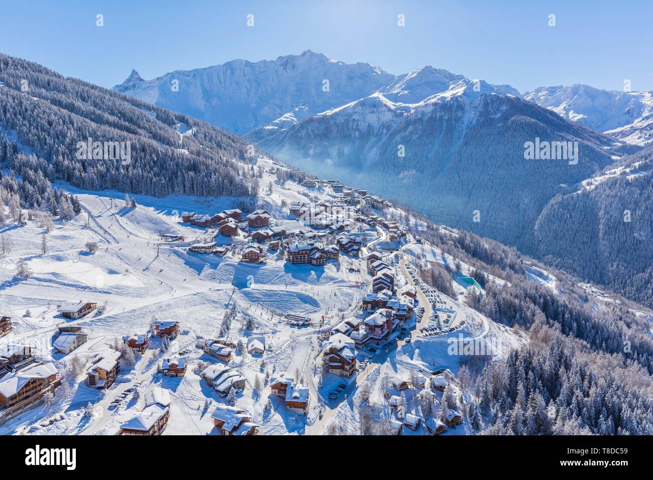 Vallandry aerienne Banque de photographies et d’images à haute ...