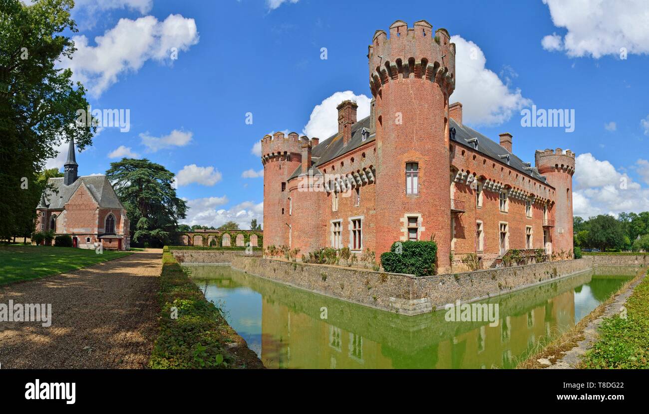 Château de briques rouges Banque de photographies et d’images à haute ...