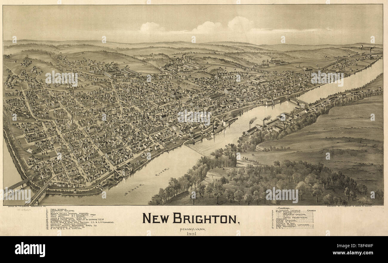 Carte de brighton Banque de photographies et d’images à haute ...