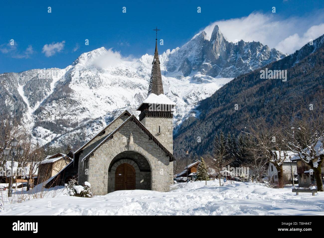 Chamonix chapel Banque de photographies et d’images à haute résolution - Alamy