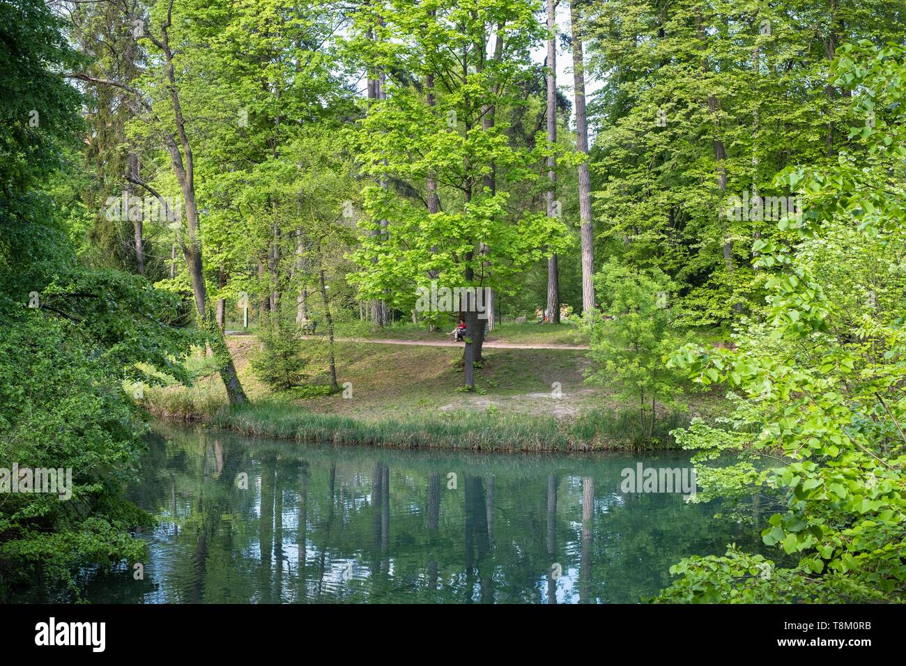 France, Rhône, Lyon, 6ème arrondissement, Le Parc de la tête d'Or (Parc ...