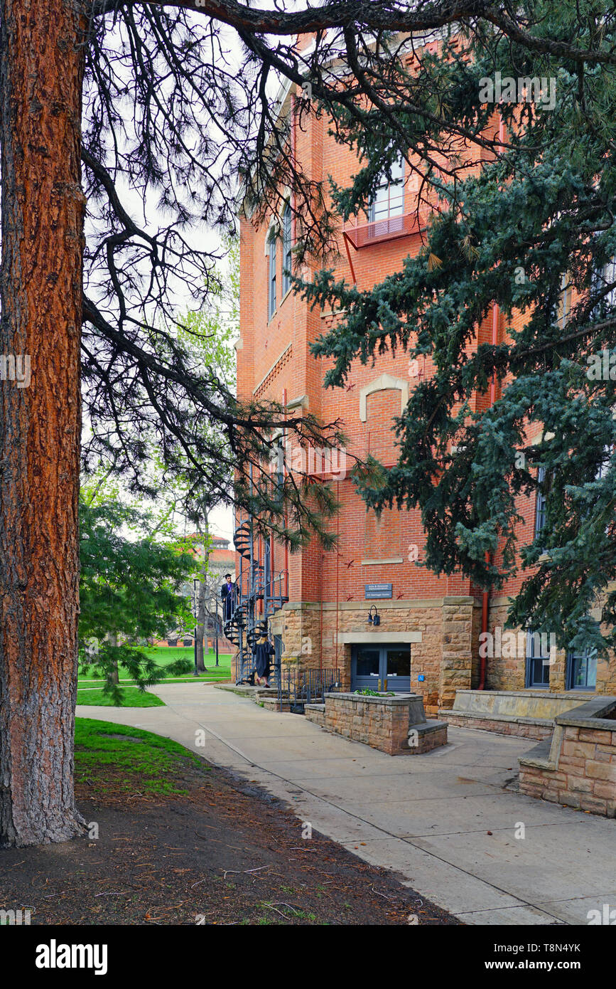 BOULDER, CO- 10 MAI 2019- Vue de l'ancien bâtiment principal sur le ...