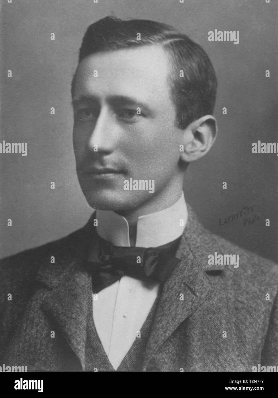 Guglielmo marconi inventeur italien Banque d'images noir et blanc - Alamy
