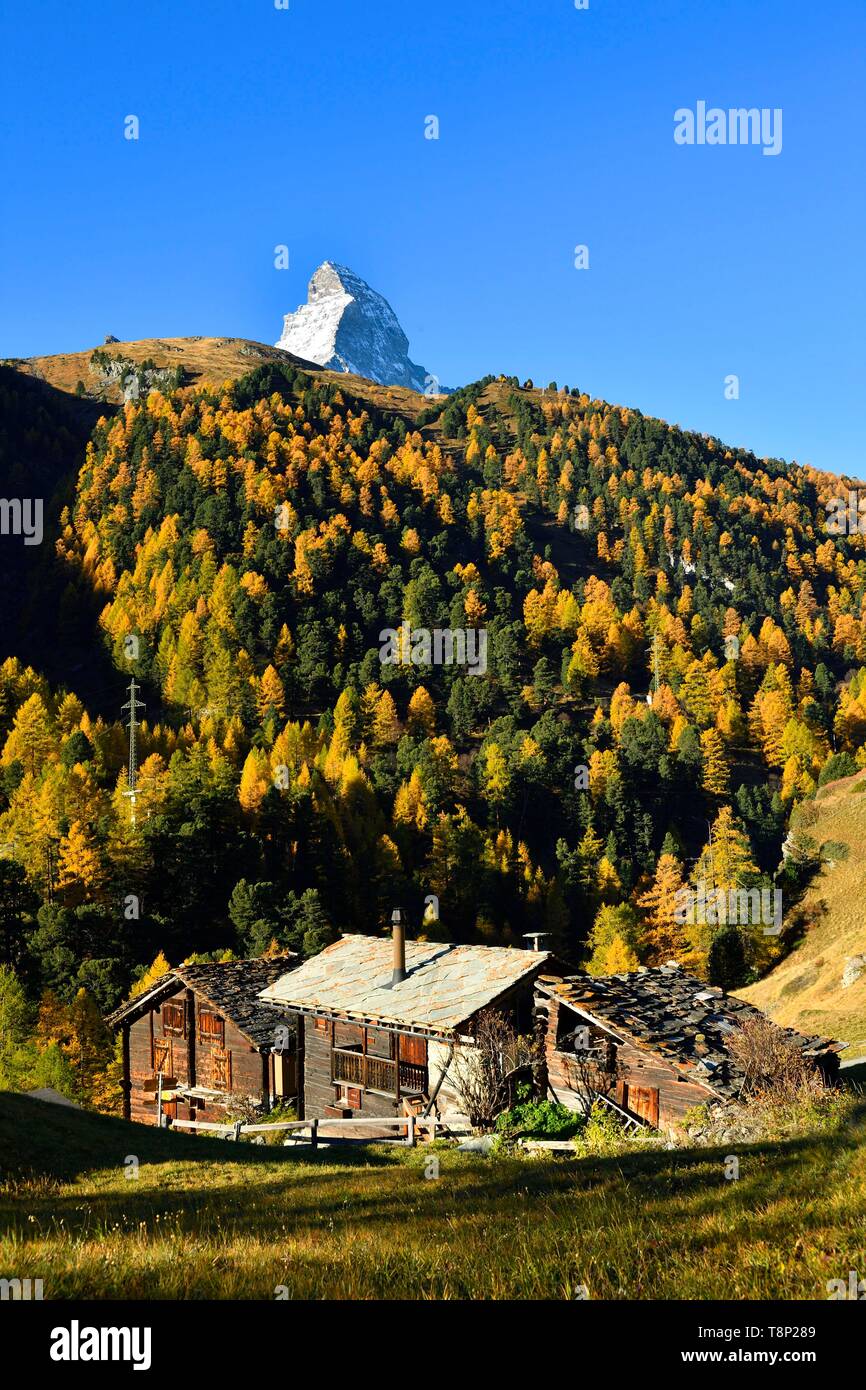 Village de zermatt zmutt Banque de photographies et d’images à haute ...