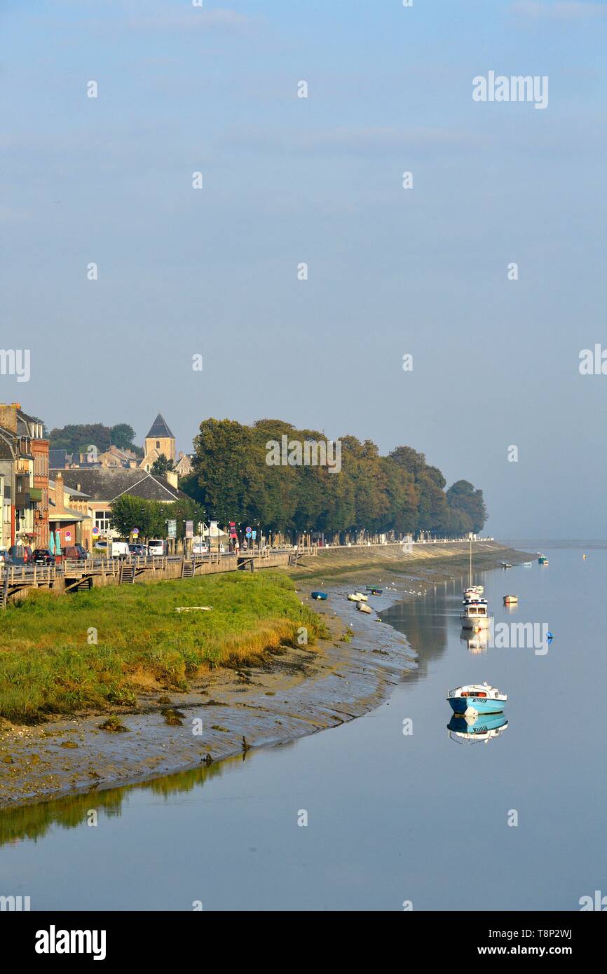 France, Picardie, Baie de Somme, Saint Valery sur Somme, de la bouche ...