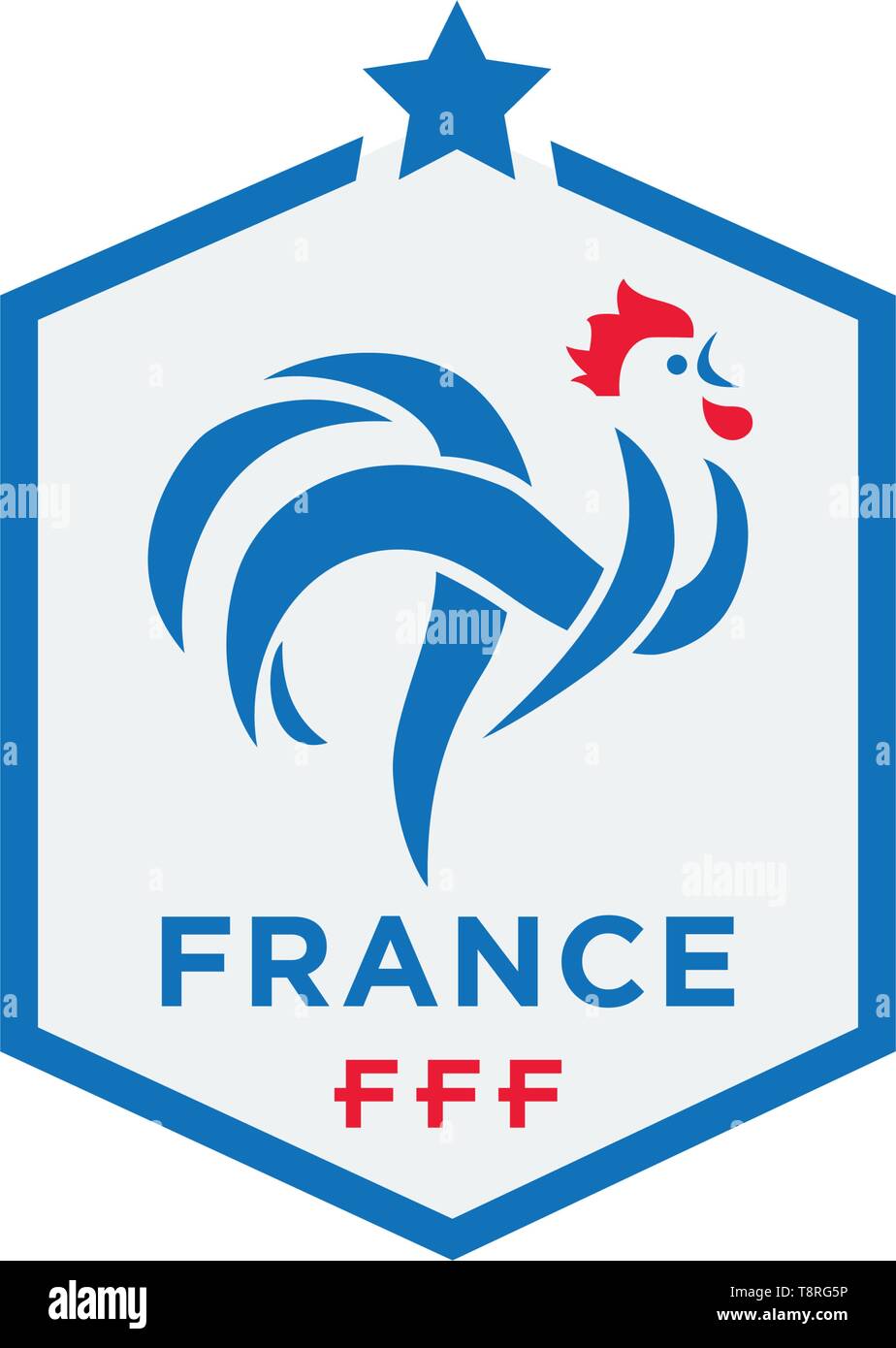 Logo officiel de la France Fédération de football élément icône ...