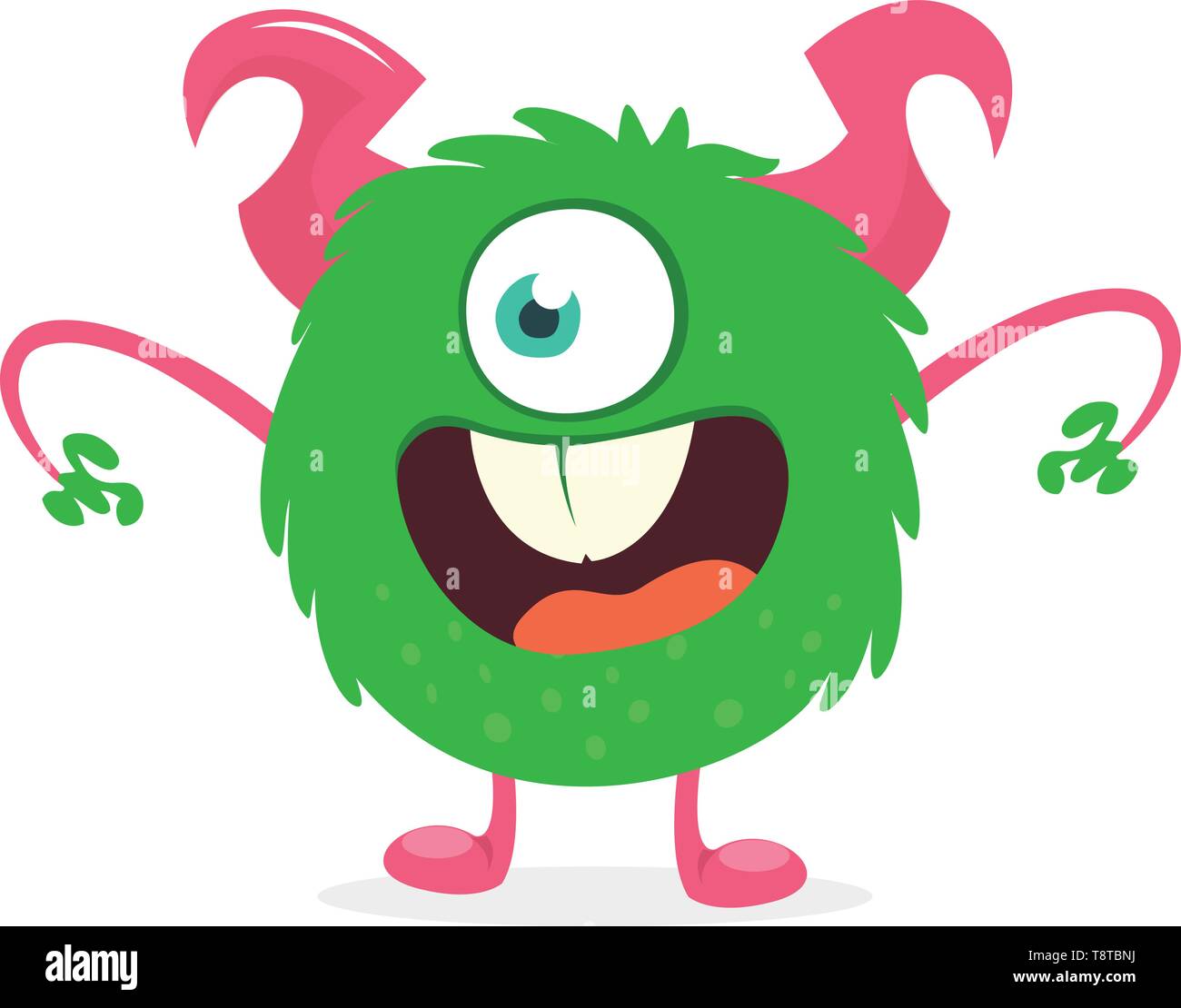 Le Monstre Aux Yeux Verts Banque d'image et photos - Alamy