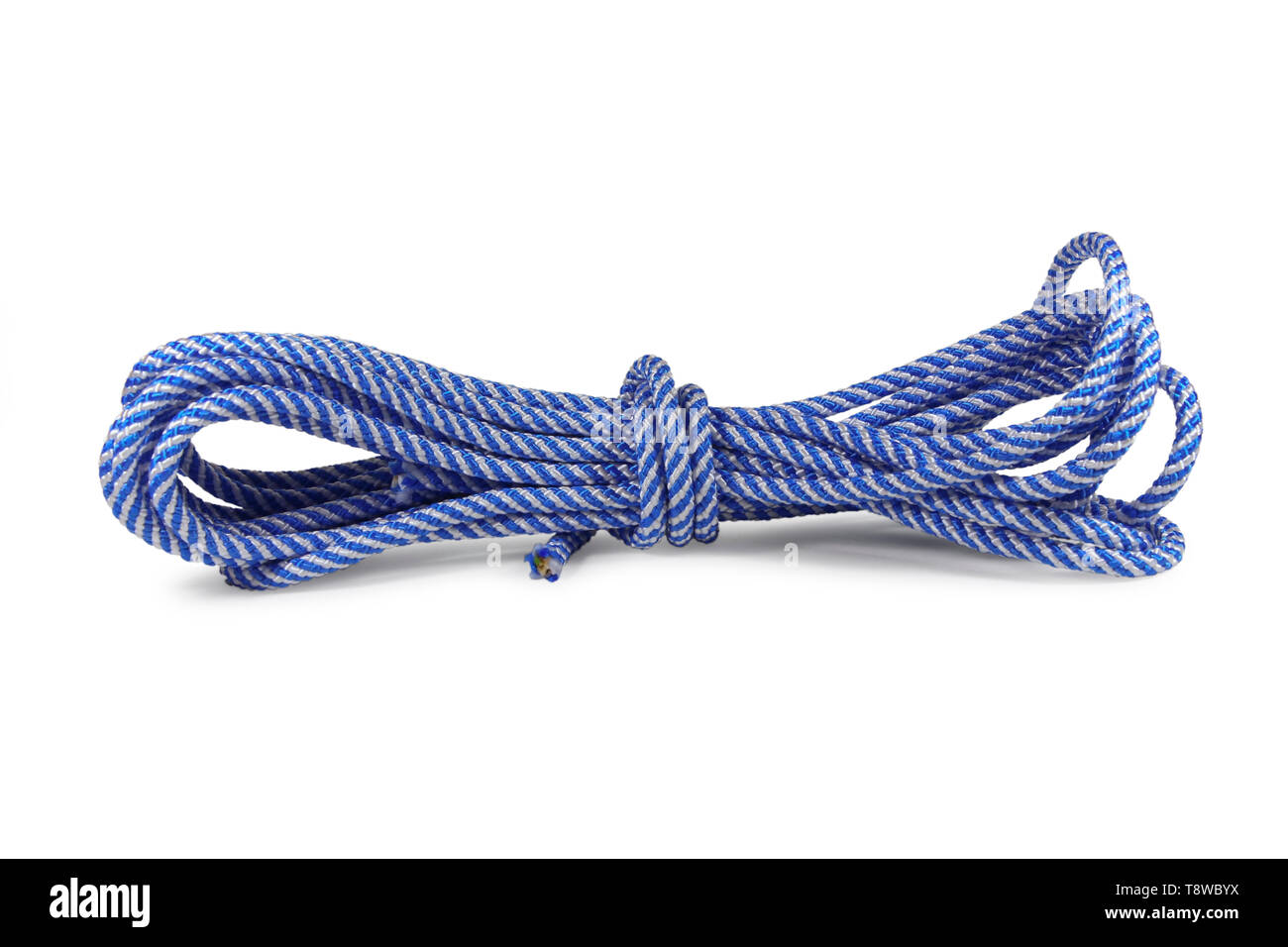 Corde en nylon bleu Banque de photographies et d’images à haute ...