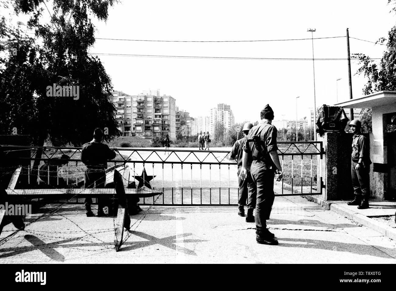Conflit Yougoslave Banque Dimages Noir Et Blanc Alamy