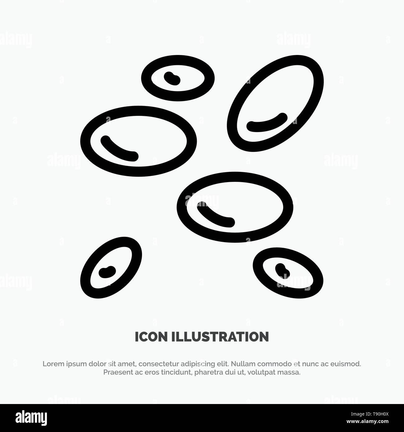 White blood cell vector vectors Banque d'images vectorielles - Alamy