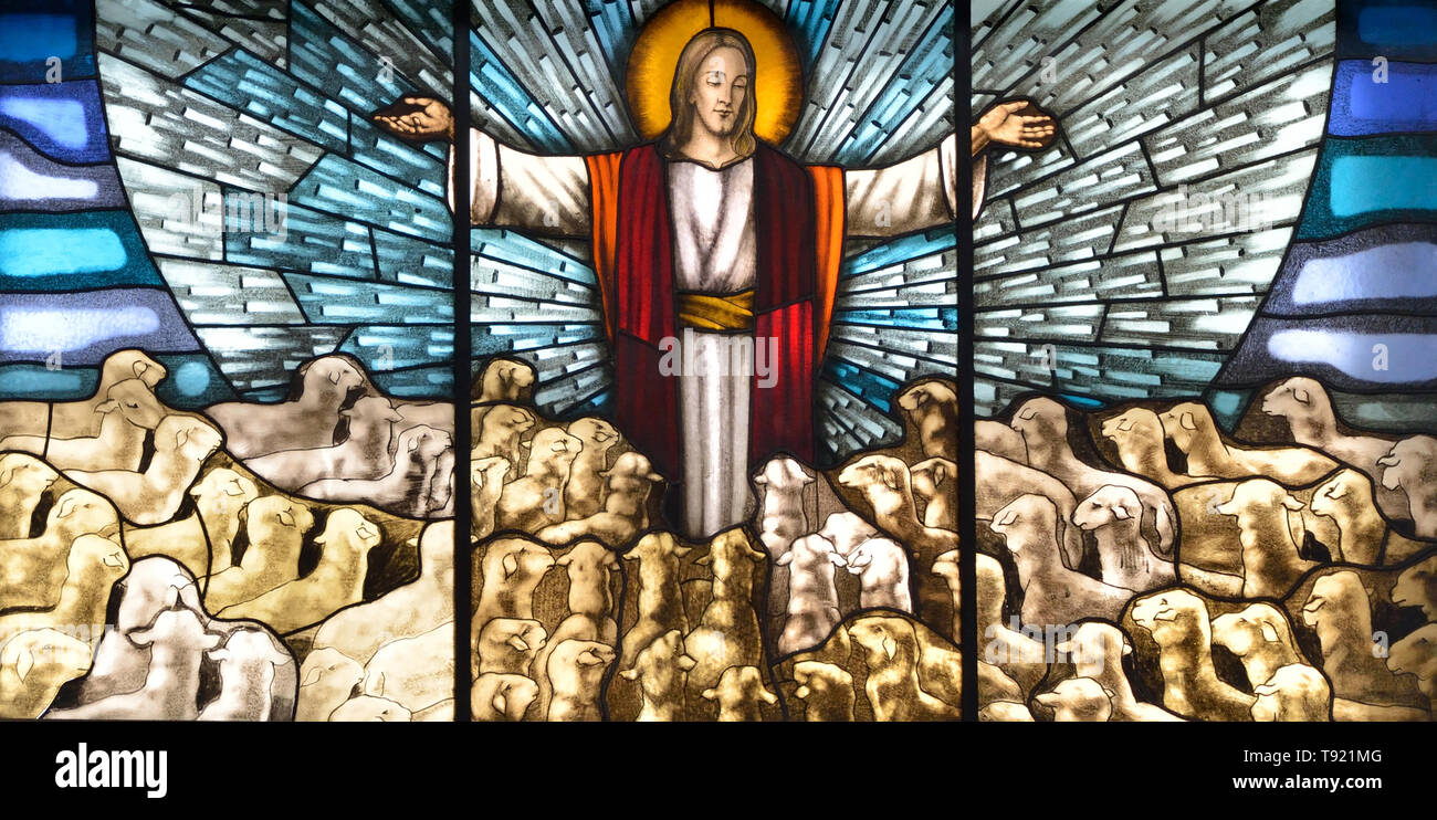 Jésus berger Banque de photographies et d’images à haute résolution - Alamy