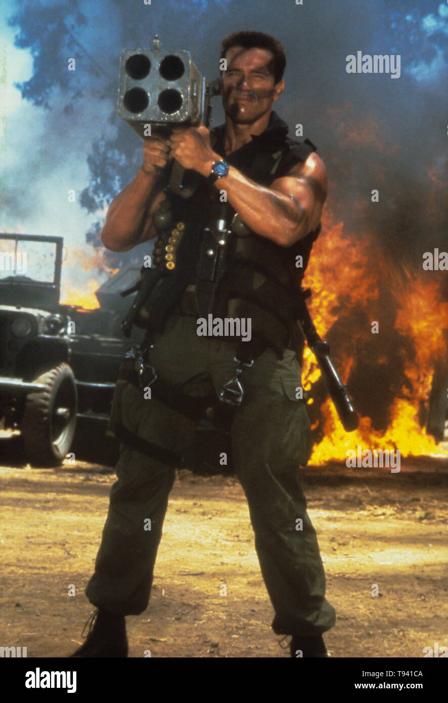 Commando arnold schwarzenegger Banque de photographies et d’images à ...