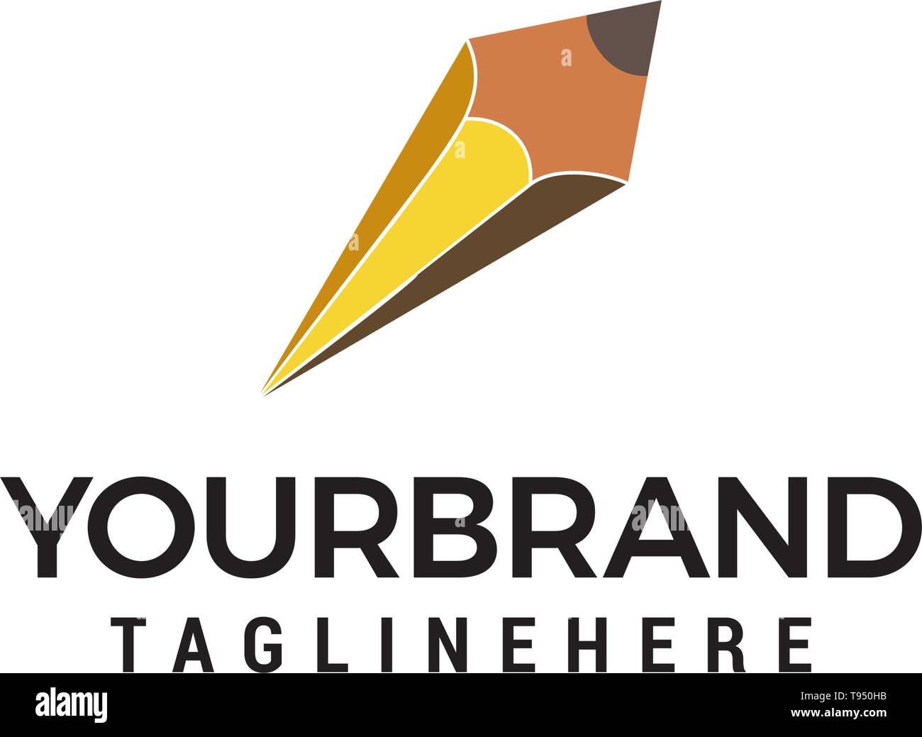 Logo de crayon Banque de photographies et d’images à haute résolution ...