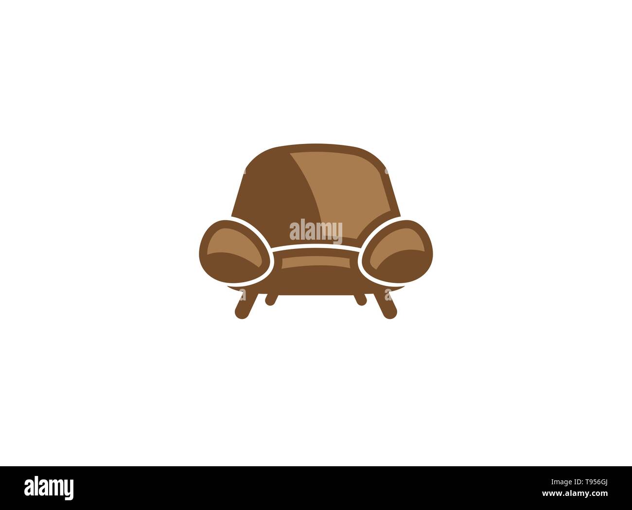 Bras de chaise Banque d'images vectorielles - Alamy