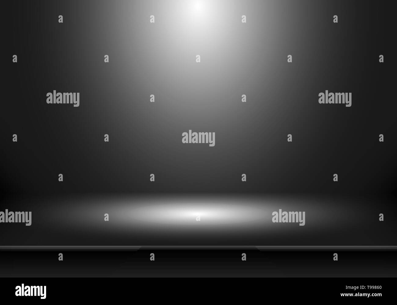 Chambre studio vide 3D Stand pour les concepteurs avec Spotlight on ...