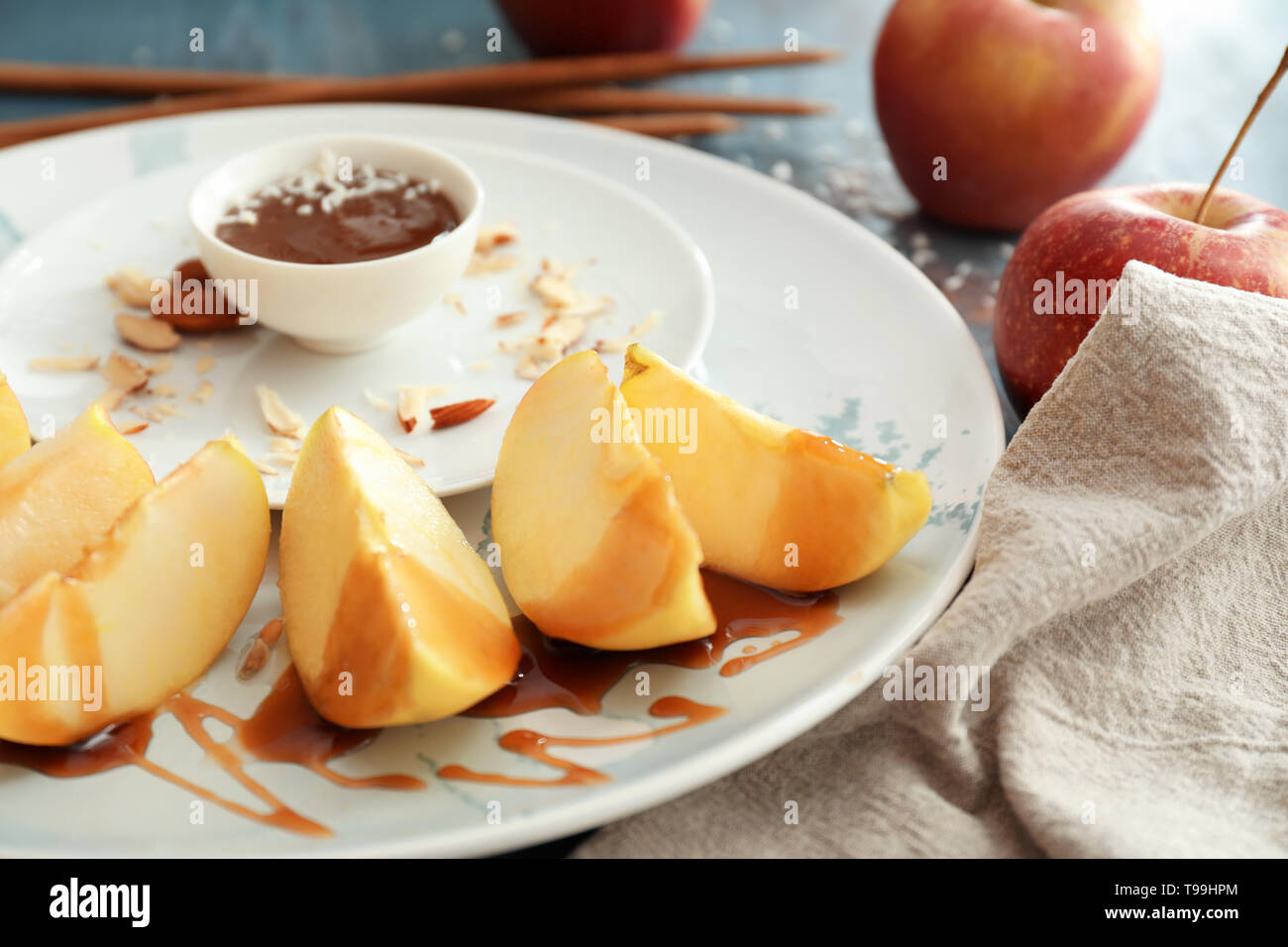 Apple wedges Banque de photographies et d’images à haute résolution - Alamy