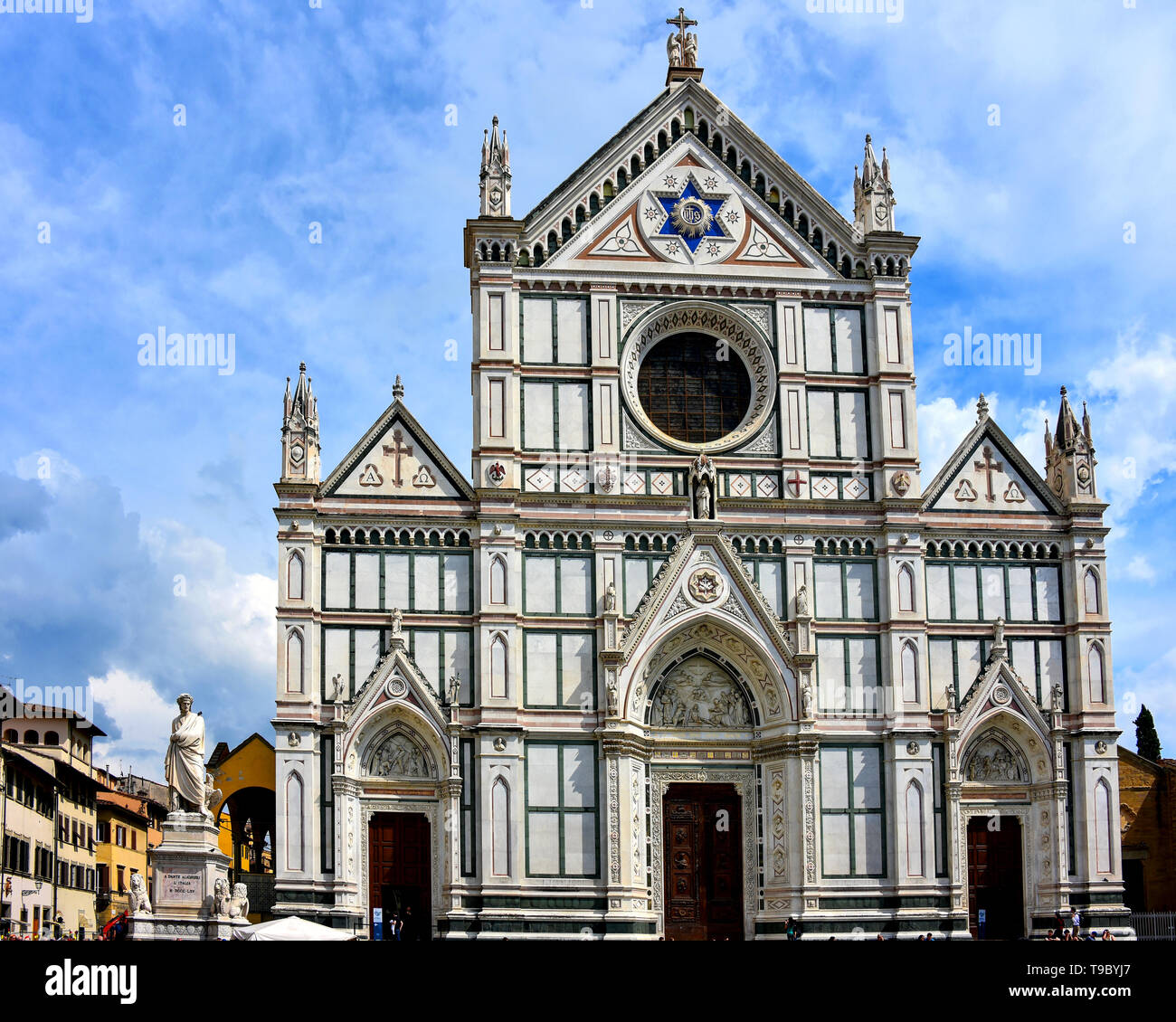 Florence, Italie - 10 mai 2018 : La Basilique de Santa Croce (Basilique ...