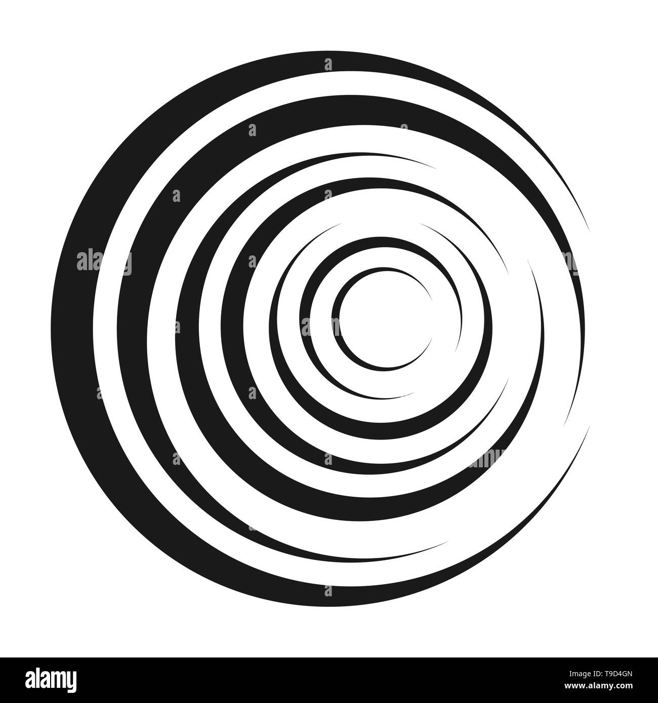 Cercles concentriques de la nature Banque d'images vectorielles - Alamy