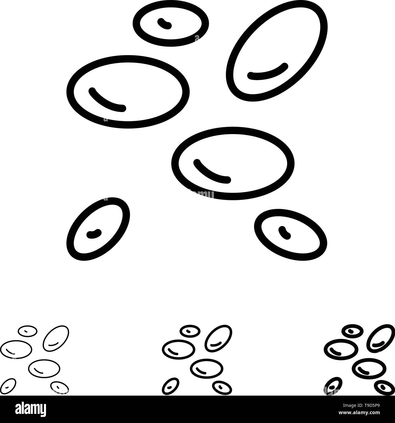 Immune cells vector vectors Banque d'images noir et blanc - Alamy