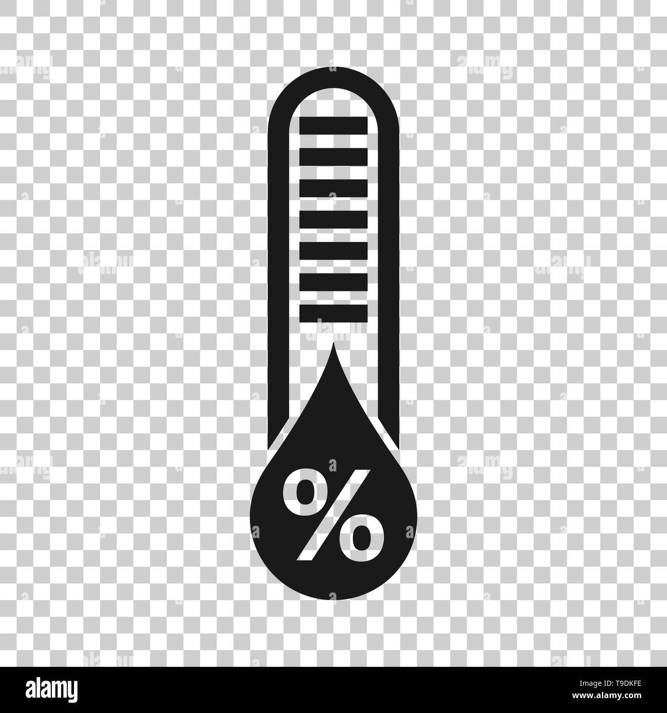 L'icône de l'humidité dans le style transparent. Les vector ...