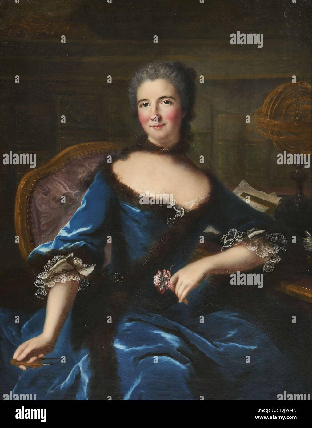 Portrait de Gabrielle Émilie Le Tonnelier de Breteuil, marquise du ...