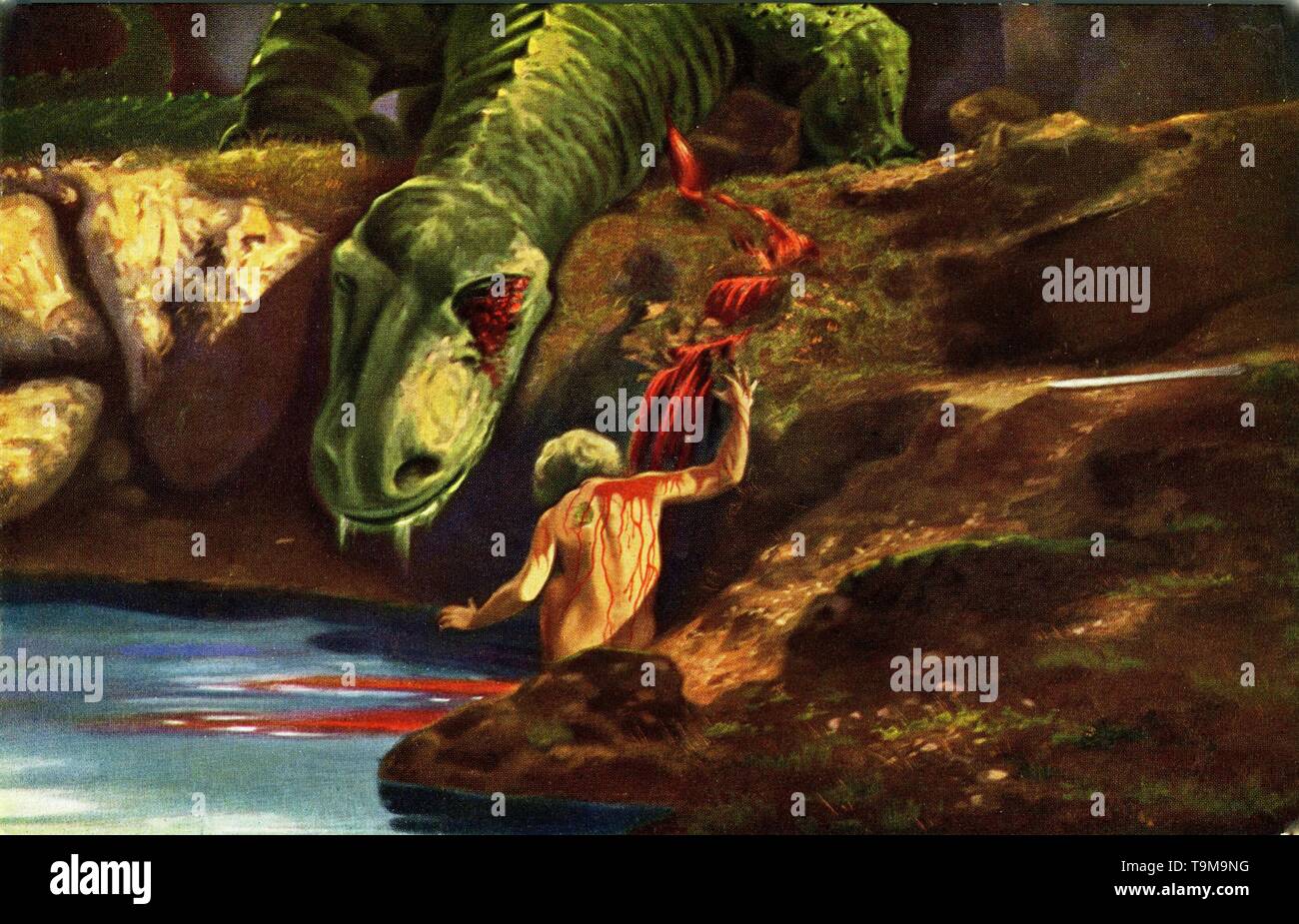 Siegfried and the dragon Banque de photographies et d’images à haute ...