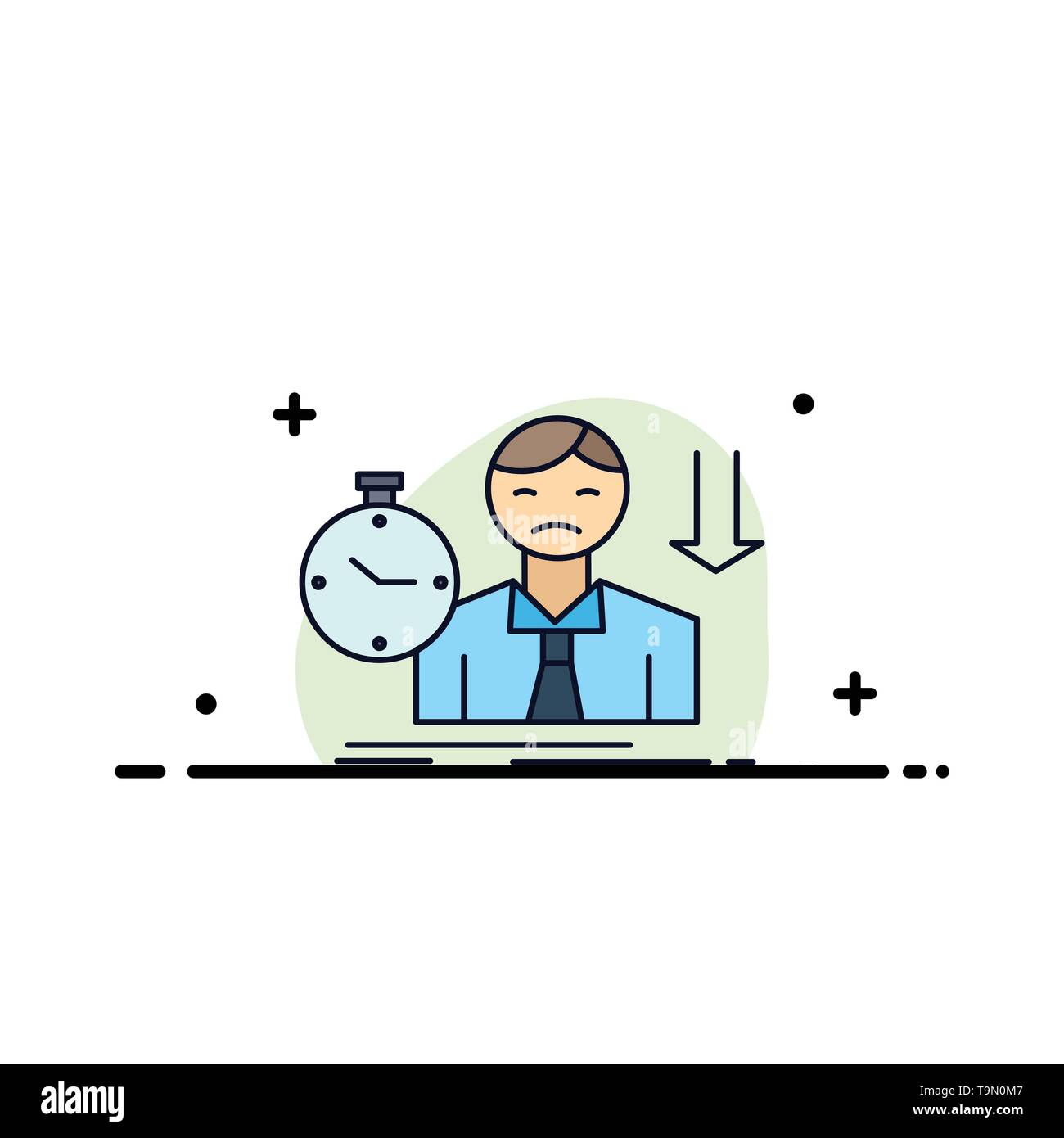 Lost time vector vectors Banque de photographies et d’images à haute ...