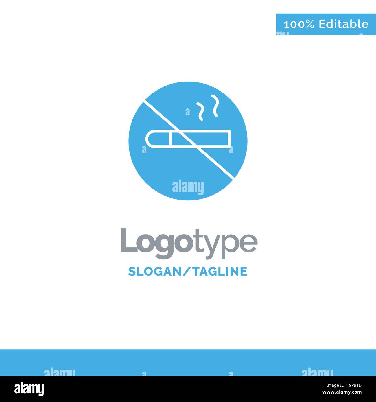 Logo interdiction de fumer Banque de photographies et d’images à haute ...