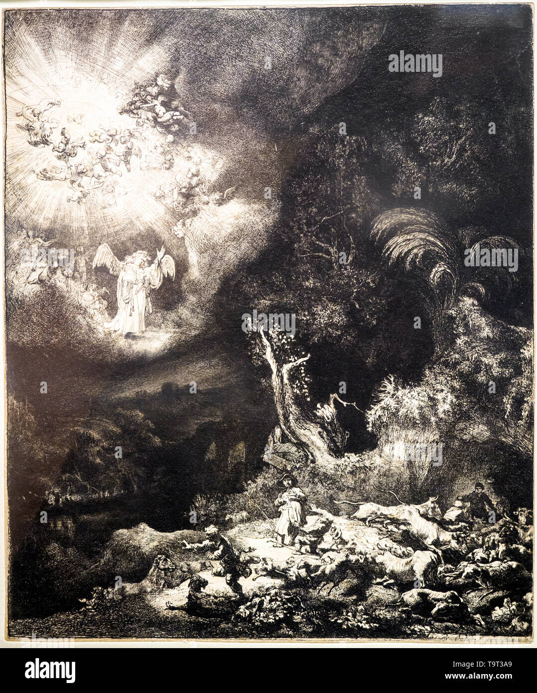 Eau forte et pointe sèche Banque de photographies et d’images à haute ...